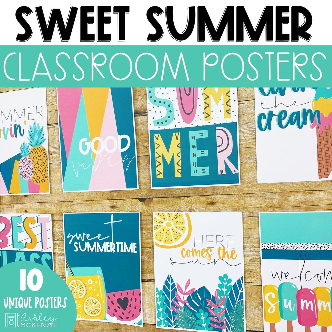 Sweet Summer Bulletin Board or Classroom Door Decor, End of Year ...