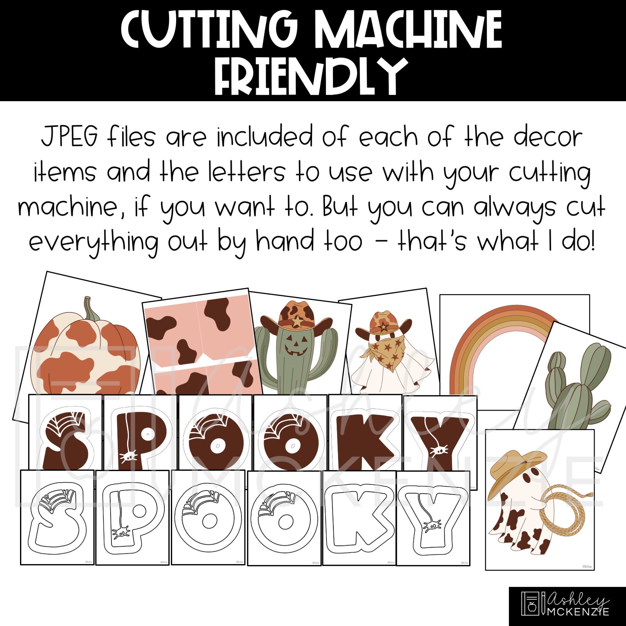 Howdy Halloween Bulletin Board Kit Fall Classroom Door Decorating Ghost ...