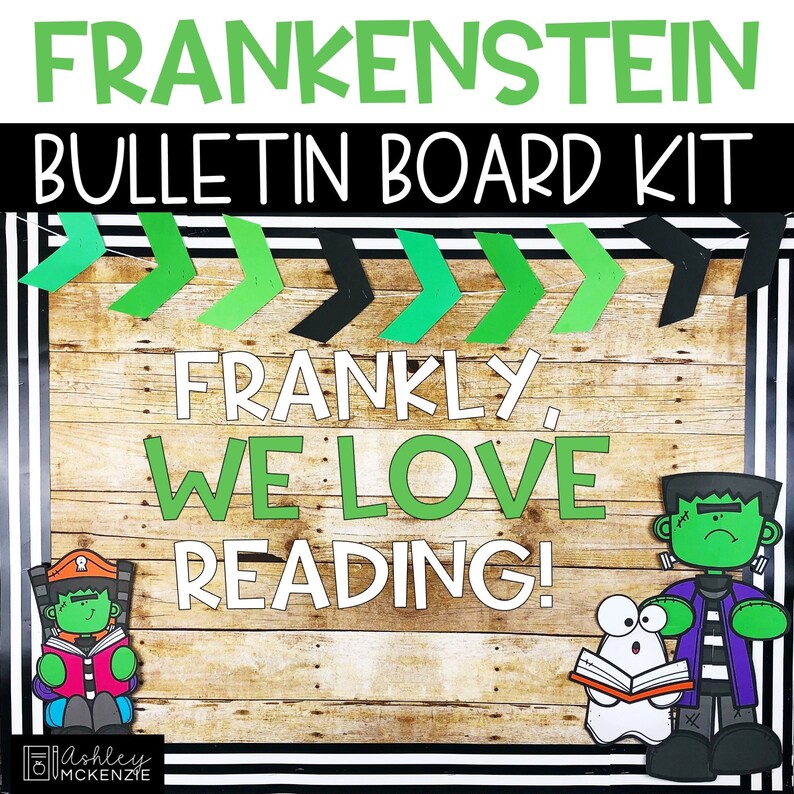 Halloween Frankenstein Bulletin Board or Classroom Door Decor - Etsy