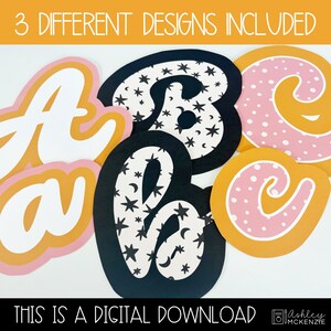 Retro Halloween Classroom Decor, A-Z Bulletin Board Letters ...