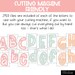 Marbled Pastel Classroom Decor, A-Z Bulletin Board Letters, Punctuation ...