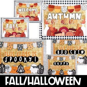 Bulletin Board Kits Bundle #4 Seasonal Classroom Decor for All Year 12 ...