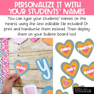 Valentine's Day Bulletin Board Kit, February Classroom Decorations ...