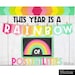 Bright Rainbow Classroom Decor Bulletin Board Kit Classroom - Etsy