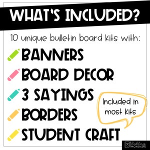 Bulletin Board Kits Bundle #5, Seasonal Classroom Decor for the Whole ...