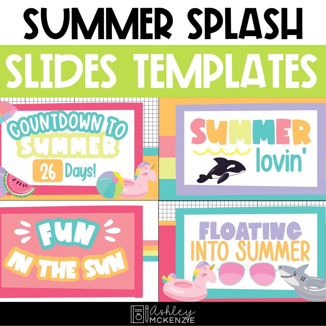 End of Year Google Slides and Powerpoint Templates, Countdown to Summer ...