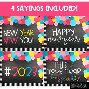 New Year's Resolutions Craftivity and Bulletin Board or Classroom Door ...