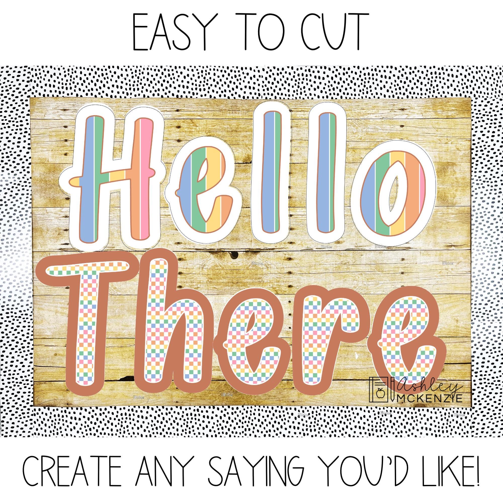 Sports Bulletin Board Letters, A-Z Primary Font, Punctuation, and ...