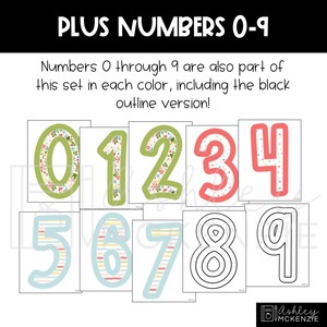 Spring Classroom Decor, A-Z Bulletin Board Letters, Punctuation, and ...