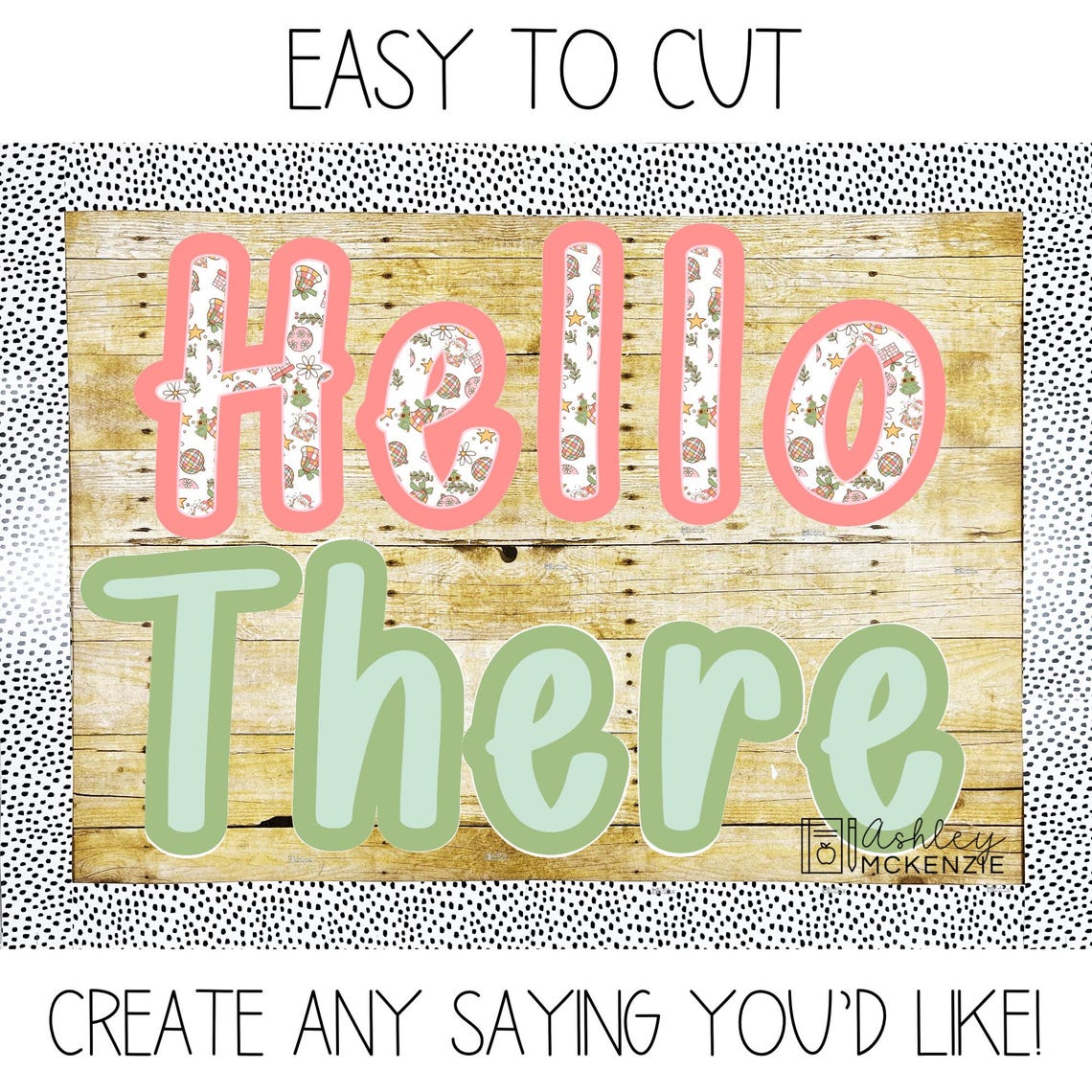 Christmas Bulletin Board Letters, Primary Font, Printable December ...