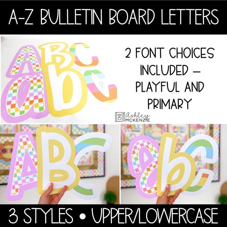 Pastel Spring Bulletin Board Bundle April Daily Slides Spring Posters ...
