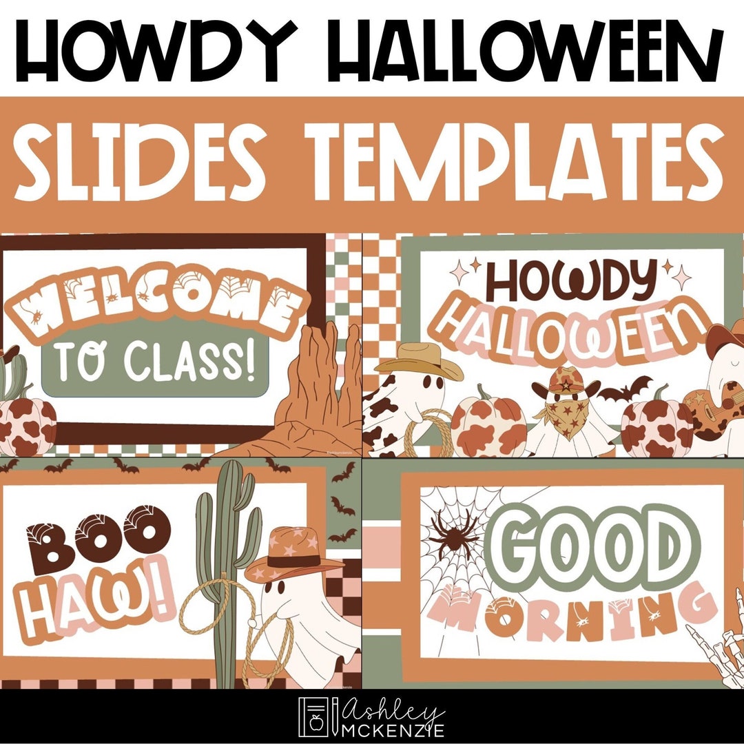 Howdy Halloween Google Slides and Powerpoint Templates, Seasonal ...