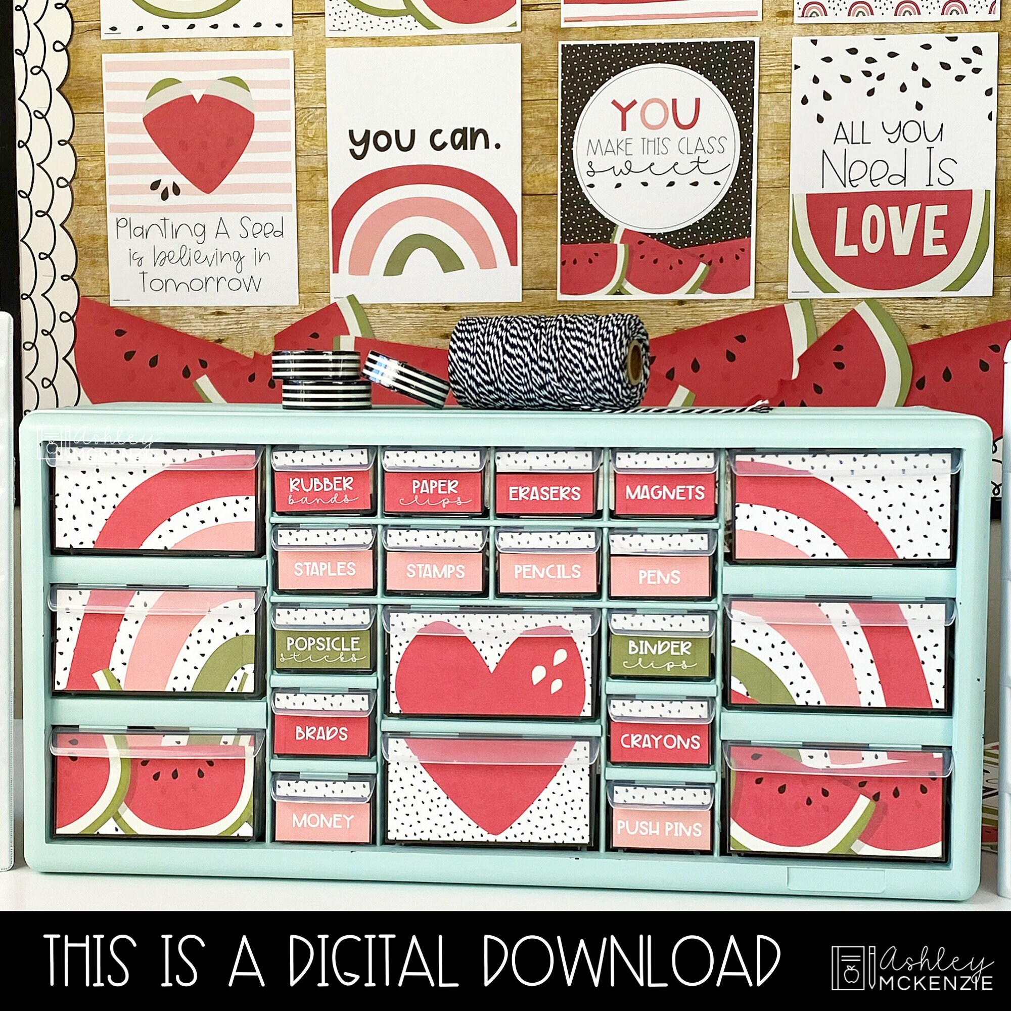Watermelon Classroom Decor, Easy and Modern Classroom Decorations, Back ...