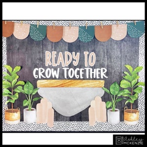Plant Life Back to School Bulletin Board or Classroom Door Decor, Easy ...