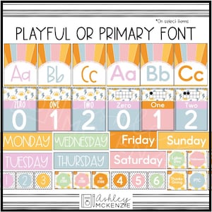 Sunshine Classroom Decor Bundle Calming Classroom Theme Back to School ...