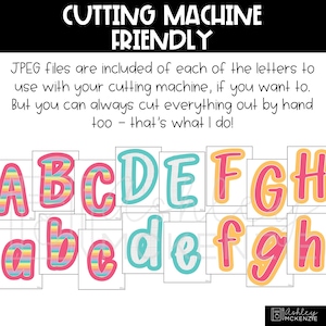 Summer Classroom Decor for End of Year, Primary Font A-Z Bulletin Board ...