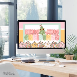 Holly Jolly Christmas Slide Templates, Winter Morning Slides, December ...