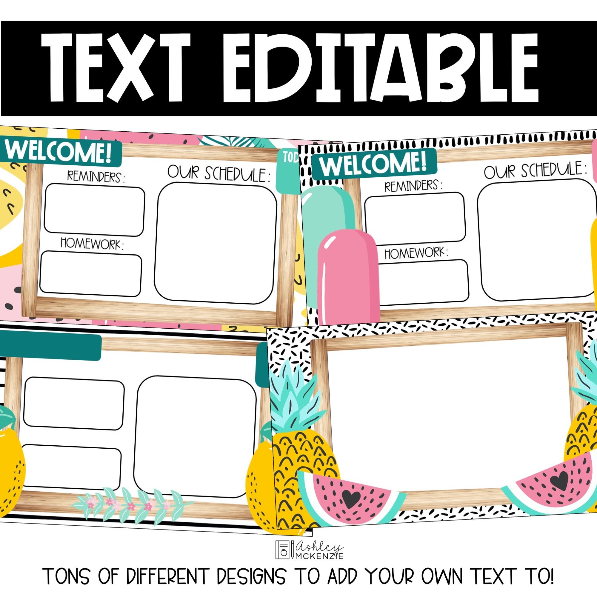 Summer Theme Google Slides and Powerpoint Templates, End of Year ...