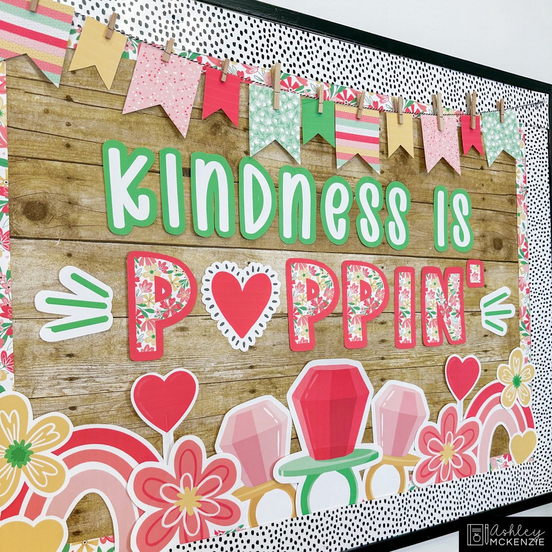 Valentine's Day Bulletin Board Kit, Random Acts of Kindness Week ...