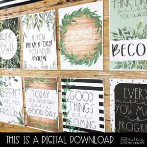 Modern Farmhouse Classroom Decor Bundle, Back to School Bulletin Board ...
