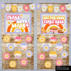 Retro Back to School Classroom Decor, Bulletin Board Kit, Classroom ...