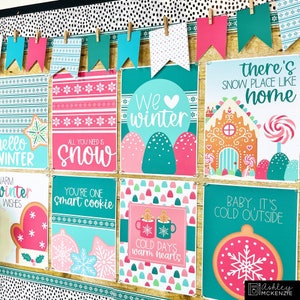 Winter Cookies Classroom Decor, Bulletin Board Kit, Classroom Posters ...