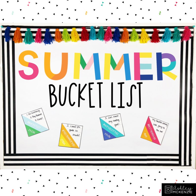 Summer Bulletin Board or Classroom Door Decor, End of the Year ...
