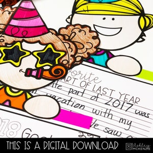 New Years 2023 Resolutions Writing Crafts, January Creative Writing ...