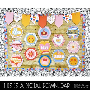 Valentine's Day Classroom Decor Bundle, Retro Theme, Holiday Bulletin ...