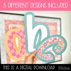 Valentine Love Classroom Decor, Primary Font A-Z Bulletin Board Letters ...