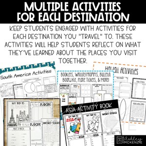 Continents and Countries Bundle, Powerpoint Lessons and Activities Pack ...