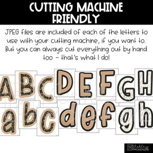 Wildflowers Classroom Decor, A-Z Bulletin Board Letters, Punctuation ...