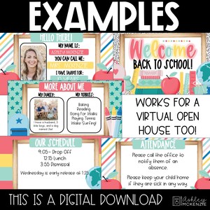 Back to School Meet the Teacher Open House Google Slides Powerpoint ...