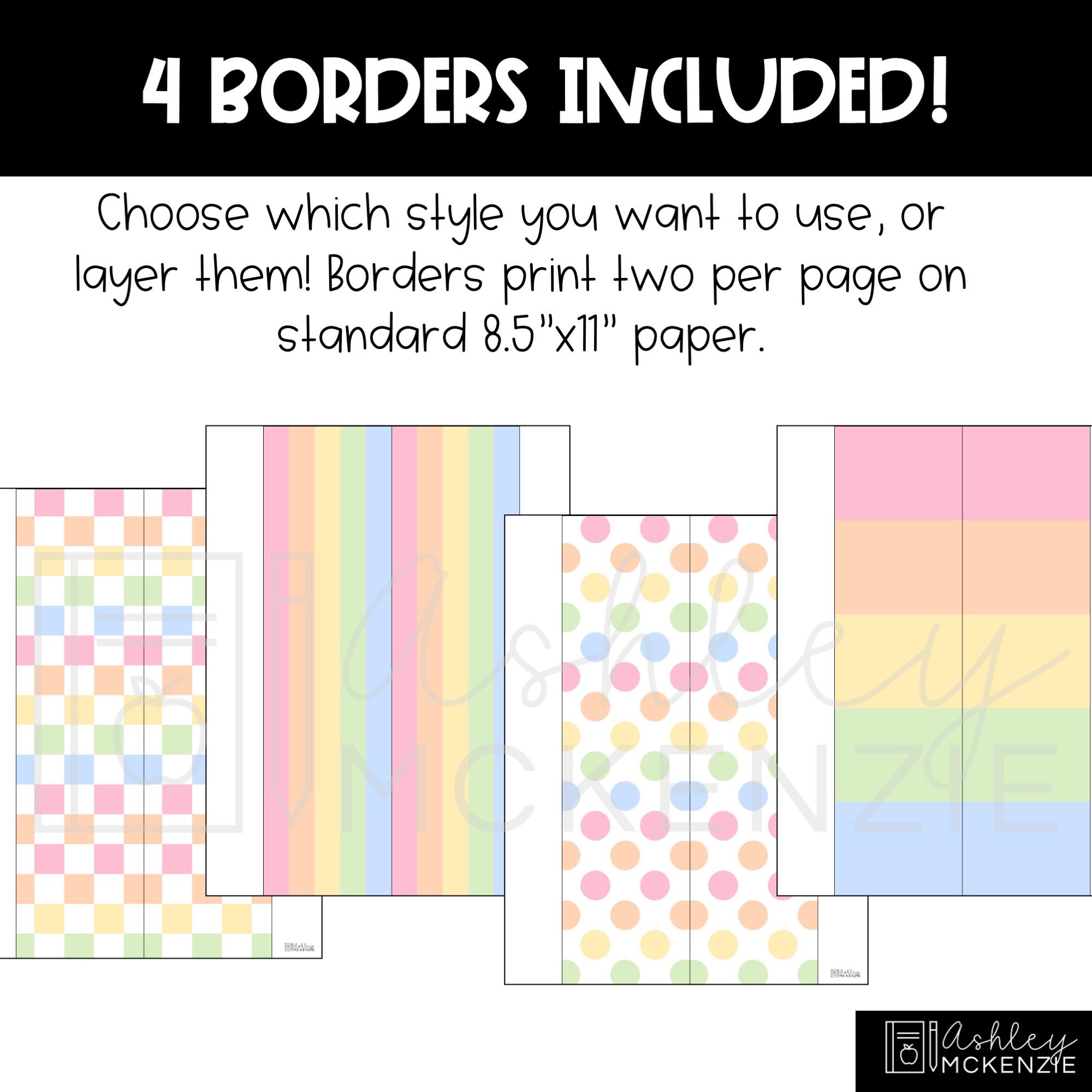 Graduation Posters With Printable Bulletin Board Borders, End of Year ...