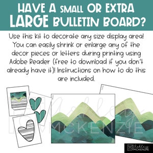 Mountain Back to School Bulletin Board Elementary Classroom Door Decor ...