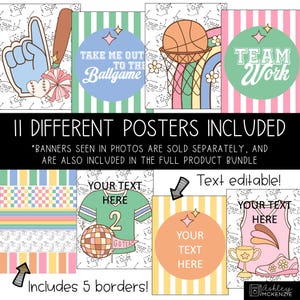 Sports Bulletin Board Ideas, Motivational Posters & Printable Borders ...