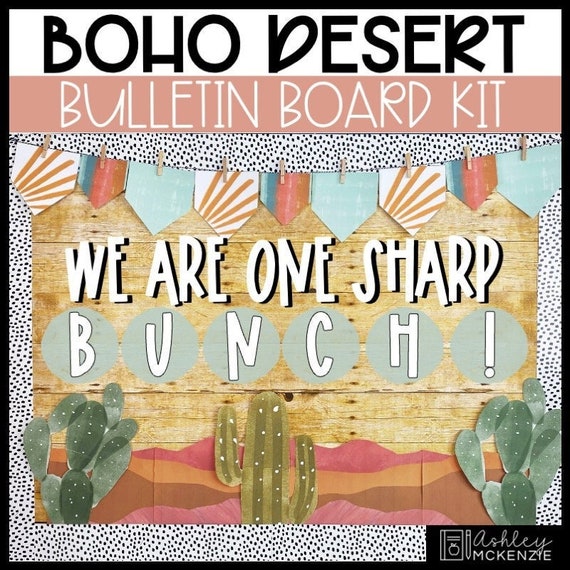 Boho Desert Back to School Bulletin Board or Classroom Door - Etsy