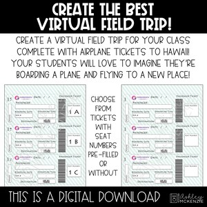 A Trip to Hawaii Powerpoint Lesson and Activities Pack Virtual Field ...