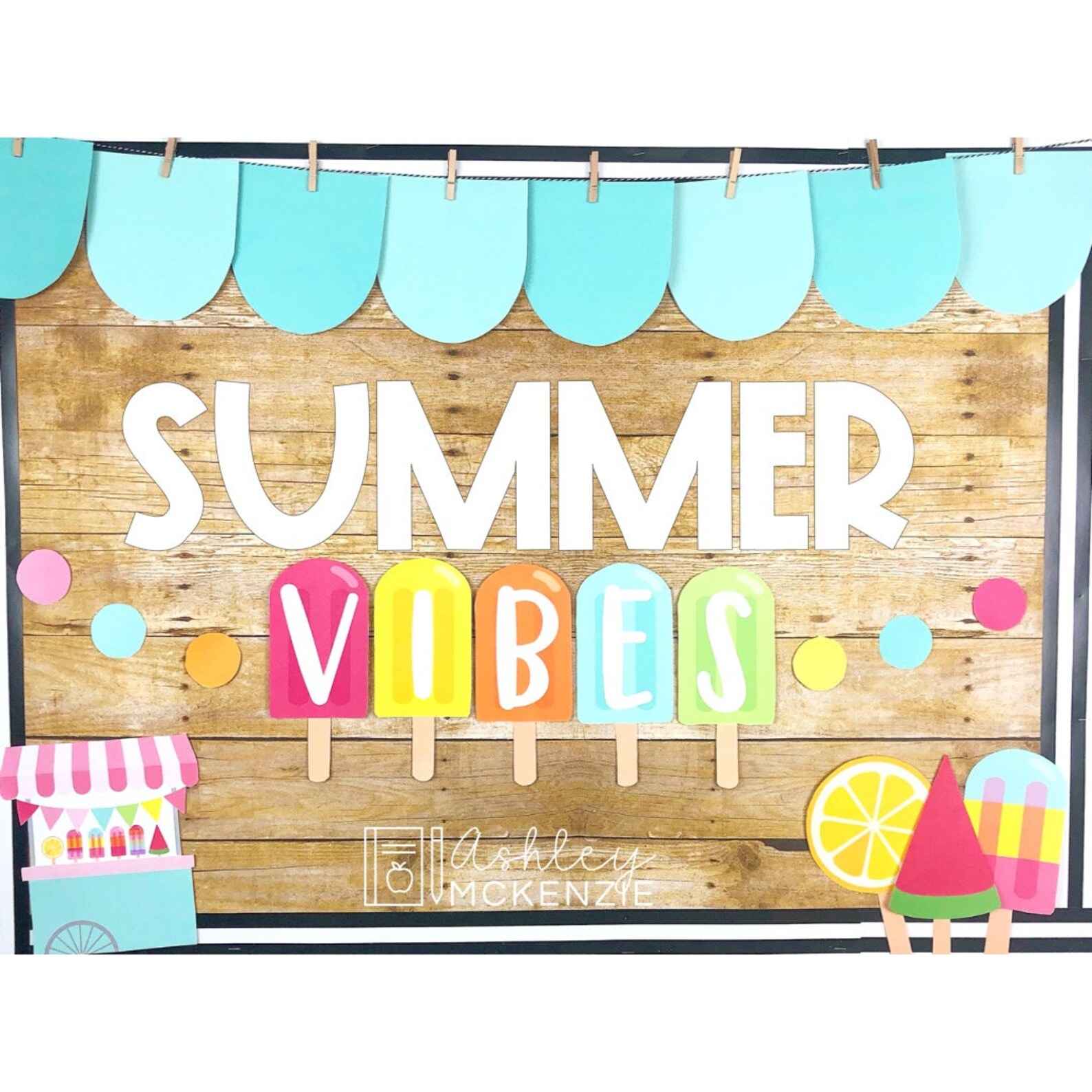 Summer Bulletin Board or Classroom Door Decor Popsicle Theme | Etsy UK