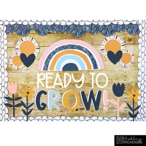 Boho Rainbow Classroom Decor, Bulletin Board Kit, Classroom Posters ...