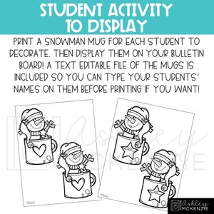Winter Snowman Bulletin Board Kit, Easy Seasonal Classroom Decorations ...