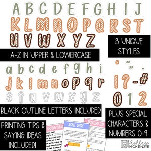 Howdy Halloween Classroom Decor, Primary Font A-Z Bulletin Board ...