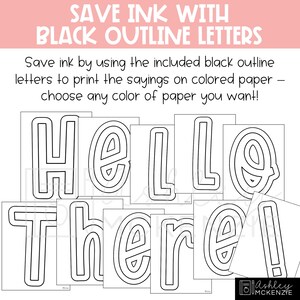 Marbled Pastel Classroom Decor, A-Z Bulletin Board Letters, Punctuation ...