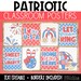 Patriotic 4th of July Posters With Printable Bulletin Board Borders ...