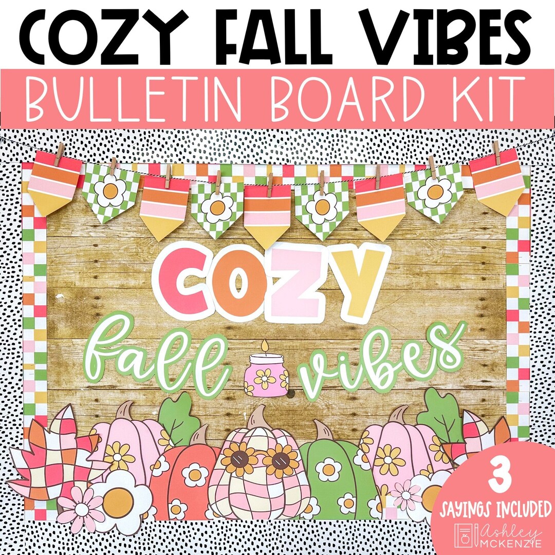 Fall Bulletin Board Kit Welcome to Our Patch Autumn Door Decorating ...