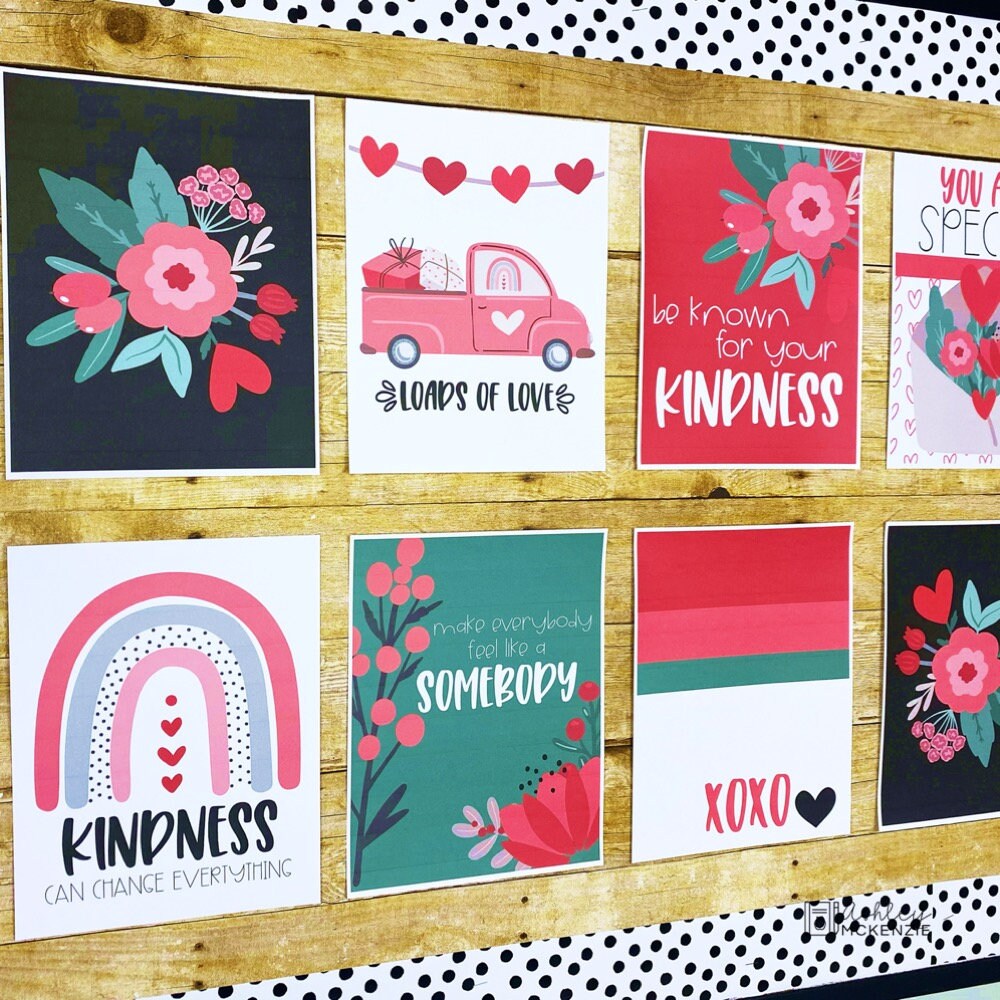 Valentine's Day Truck Classroom Posters Random Acts of - Etsy