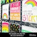 Bright Rainbow Classroom Decor Bulletin Board Kit Classroom - Etsy
