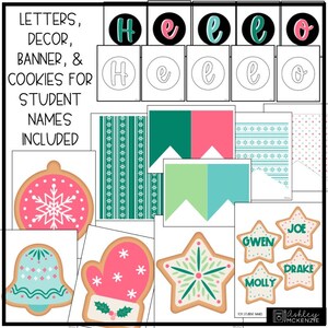Winter Cookies Bulletin Board or Door Decor Easy Seasonal - Etsy