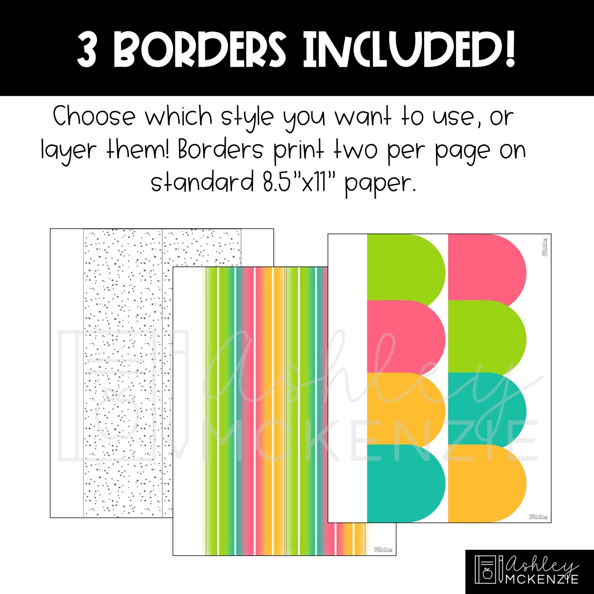 Neon Bright Classroom Decor Back to School Bulletin Board Ideas ...