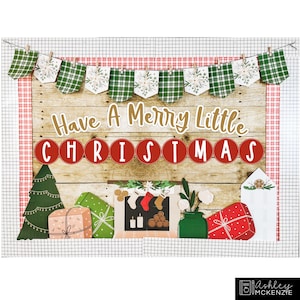 Modern Christmas Classroom Decor, Bulletin Board Kit, Classroom Posters ...